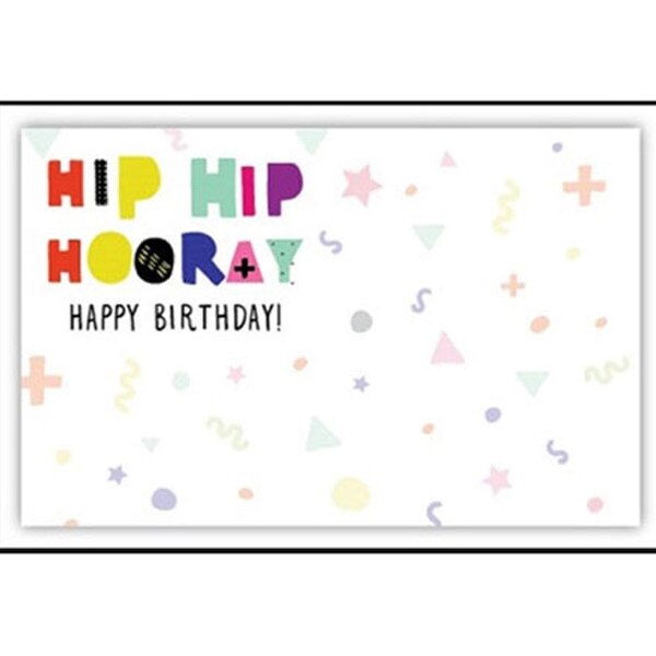 Happy Birthday Card Hip Hip Hooray | Hofland